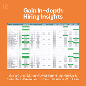 Recruitment Tracker Template For Efficient Hiring! – ACESHEETS Inc