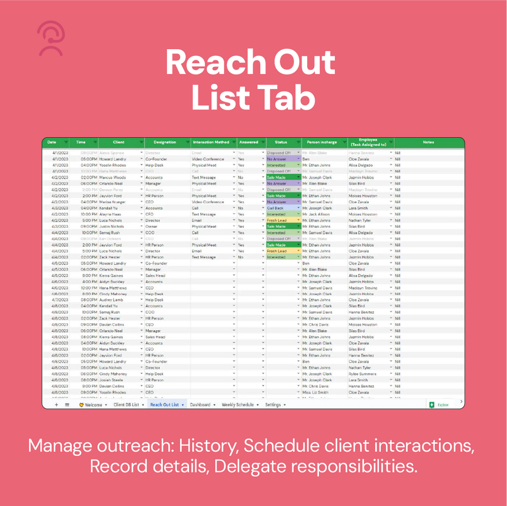 Best Client Tracker | Streamlined Client Management – ACESHEETS Inc