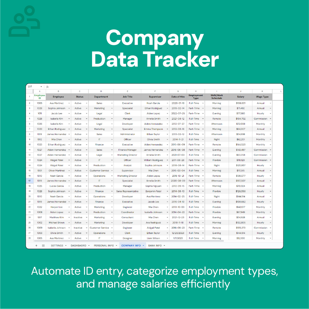 Employee Information Tracker - Easily Manage & Track Employee Data ...